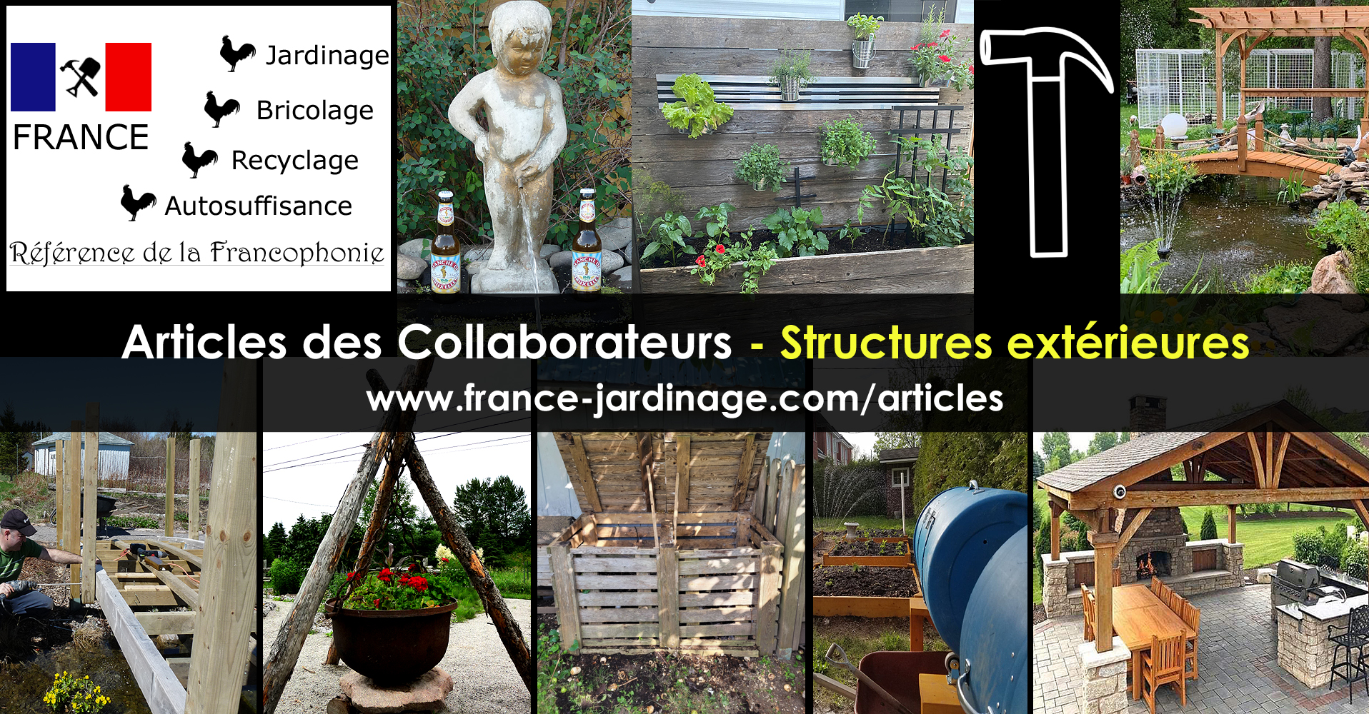 Structures Extérieures et Décoration Maison Jardin - Articles des ...